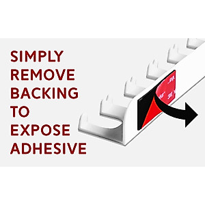 Storage Theory Food Pouch Hanger Organizer for Kitchen Pantry, Cabinet and Refrigerator - Peel and Stick Storage for Applesauce, Yogurt, Baby Food Pouches - 2 pk