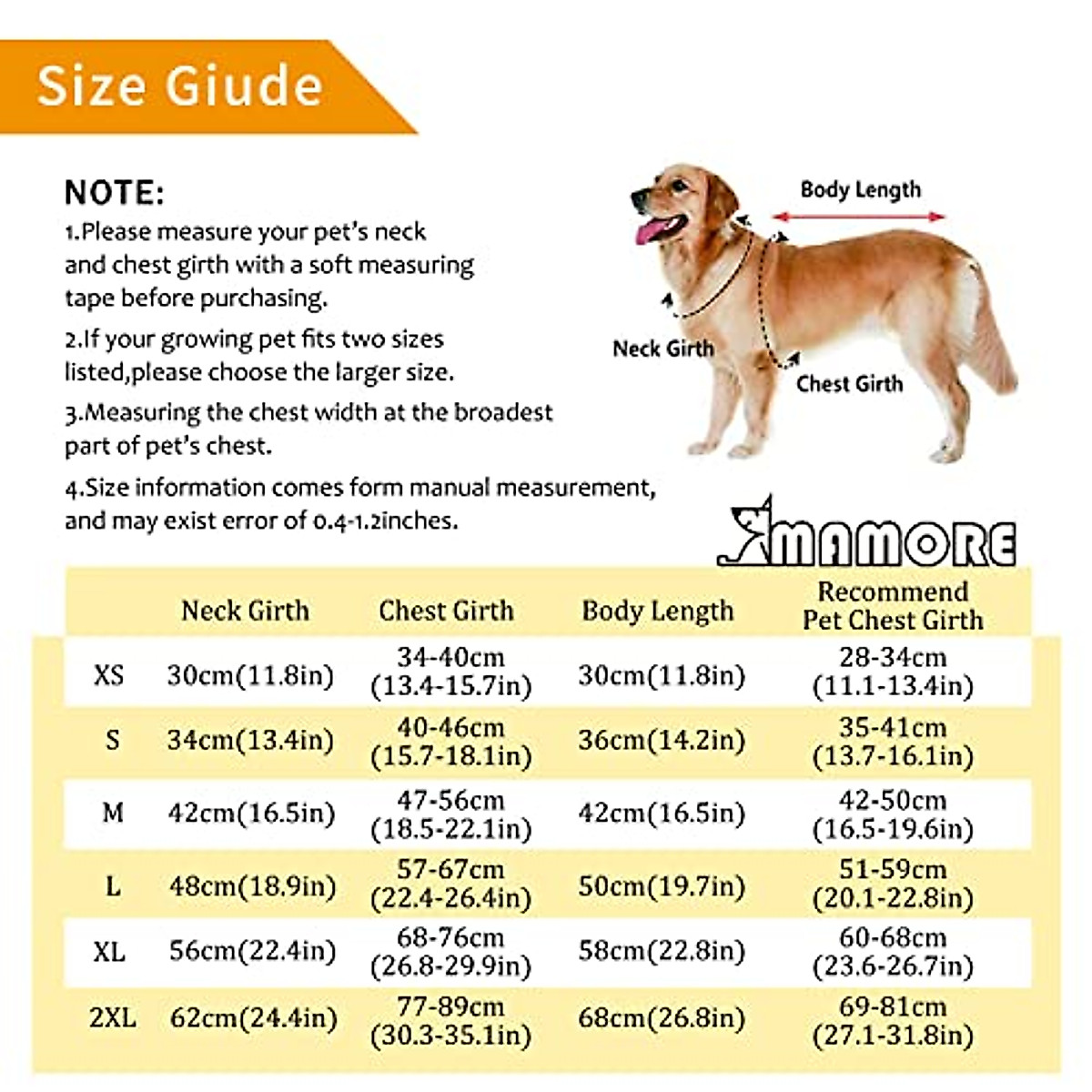 Waterproof Warm Dog Coat, Winter Windproof Dog Cold Weather Coats,Thick Padded Cotton Puppy Jacket Reflective Vest Clothes for Small Medium Large Dogs(X-Small, Khaki)