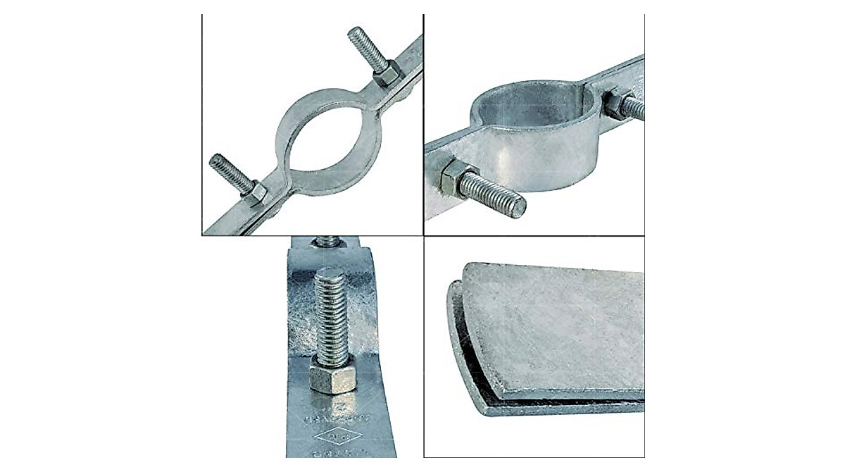 Highcraft Riser Clamp for Vertical Pipe Support - 6 in.