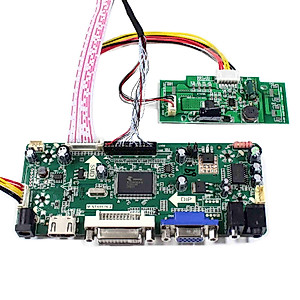 VSDISPLAY HD-MI DVI VGA Audio LCD Board Work for 15.4inch 1440x900 40Pin LVDS Interface WLED Backlight LTN154BT08-R03/R06 LP154WP3-TLA1/TLA2/TLA3 LP154WP4-TLAA/TLB1 N154C6-L04/L06