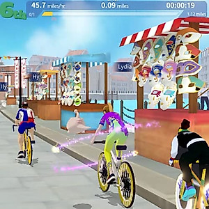 Jacfit Jbike Sensor for Exercise Bike and Bike Trainer, Free Multiplayer Online Indoor Cycling Workout.