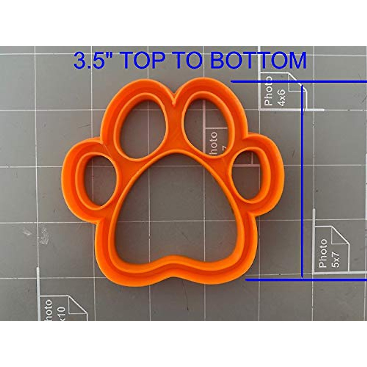 Dog Paw Cookie Cutter Style Set of 3