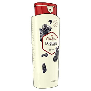 Old Spice Mens Body Wash Exfoliate With Charcoal 16 Oz
