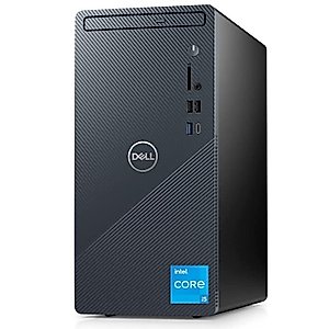 Dell Inspiron Desktop Computer, 12th Gen Intel Core i5-12400 Processor, 32GB DDR4 RAM, 2TBSSD, WiFi 6, DVD R+W, Display Port, HDMI, 8 USB Ports, USB-C, Windows 11 Home, Blue