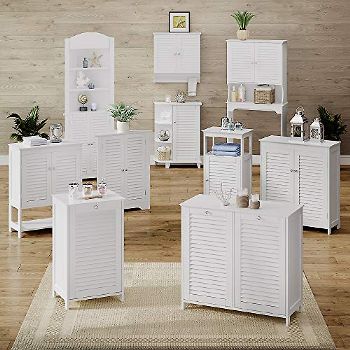 Ellsworth Tilt-Out Laundry Hamper, White