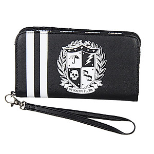 Seven Times Six The Umbrella Academy When Evil Reigns School Crest Bi-Fold Wallet - One Size, Black