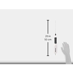 BLACK+DECKER 9 inch Electric Carving Knife, Comfort Grip Handle & Safety Lock Button, Stainless Steel Blades and Dishwasher Safe Parts, White