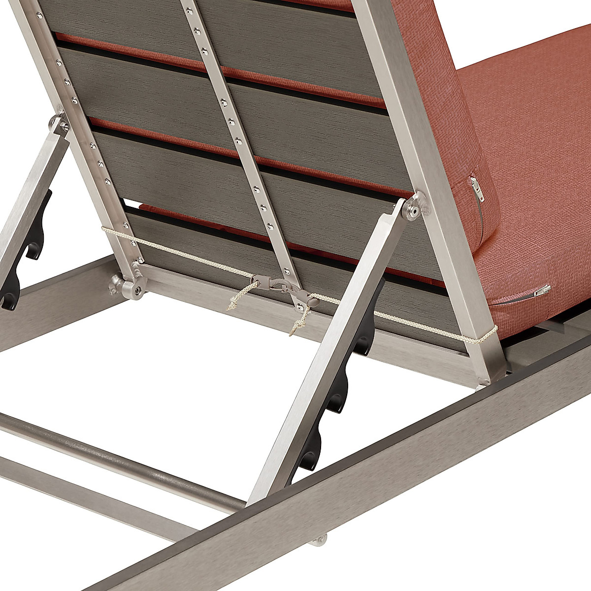 Duck Covers Weekend Water-Resistant Outdoor Chaise Cushion, 72 x 21 x 3 Inch, Cedarwood, Outdoor Seat Cushions