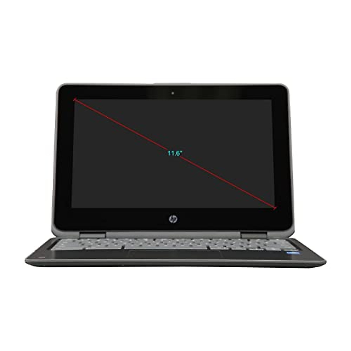 HP Chromebook 11 x 360 2-IN-1 11.6 inches (1366x768) TOUCHSCREEN, Celeron Dual-Core N3350, 32GB SSD, 4GB, Bluetooth, Webcam Chrome OS (GRAY) (Renewed)