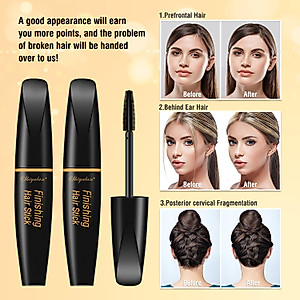 SUOFEIYA Hair Wax Stick for Women 2PC - Hair Finishing Stick, Fly Away Tamer and Mascara - Refreshing and Not Greasy