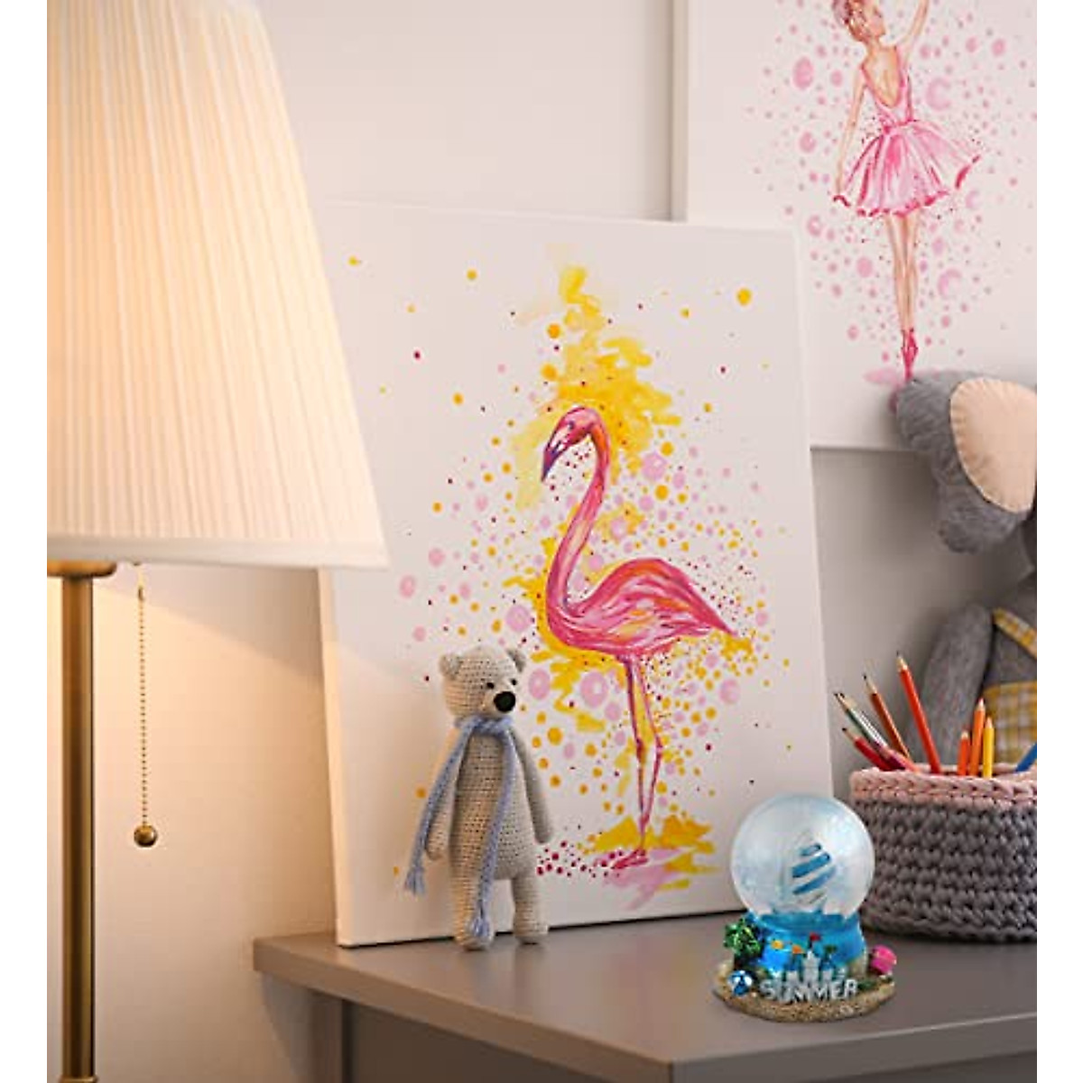 CoTa Global Cool Summer Sailboat Snow Globe - Water Globe Figurine with Sparkling Glitter, Collectible Novelty Ornament for Home Decor, for Birthdays, Holiday and Valentine's - 45mm