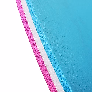 HOMCOM 10' x 5' Floating Mat, 3-Layer Lily Pad Swimming Pool Floating Water Mat, Thick and Durable Water Activities Mat for Lake, Oceans