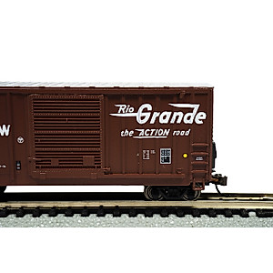 Bachmann Trains - HI-Cube Box CAR - Rio Grande™ #67422 - Brown - N Scale