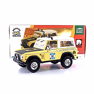 1969 Bronco #141 Rebelle Rally Toms Offroad x Roaming Wolves Artisan Collection 1/18 Diecast Model Car by Greenlight 19131