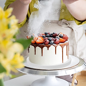 EXCEART 16pcs White Foam disc Round Foam Circles Round Cake Pans Craft Foam Circles Cake Making Training Supplies Craft DIY Foams DIY Foam Circle Foams Cake Tray Christmas Fudge Child