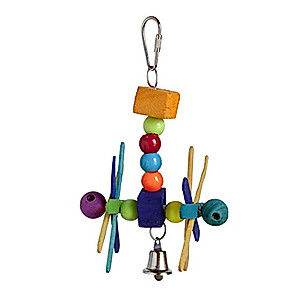 Prevue Hendryx Stick Staxs Helicopter Bird Toy, Small (62347)