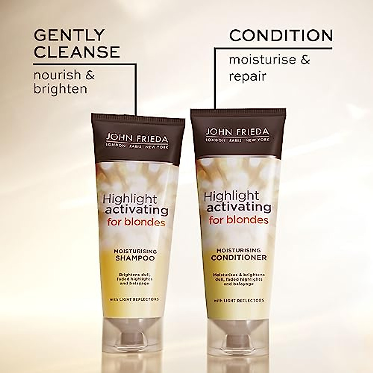 John Frieda Sheer Blonde Highlight Activating Moisturising Shampoo 250ml by John Frieda