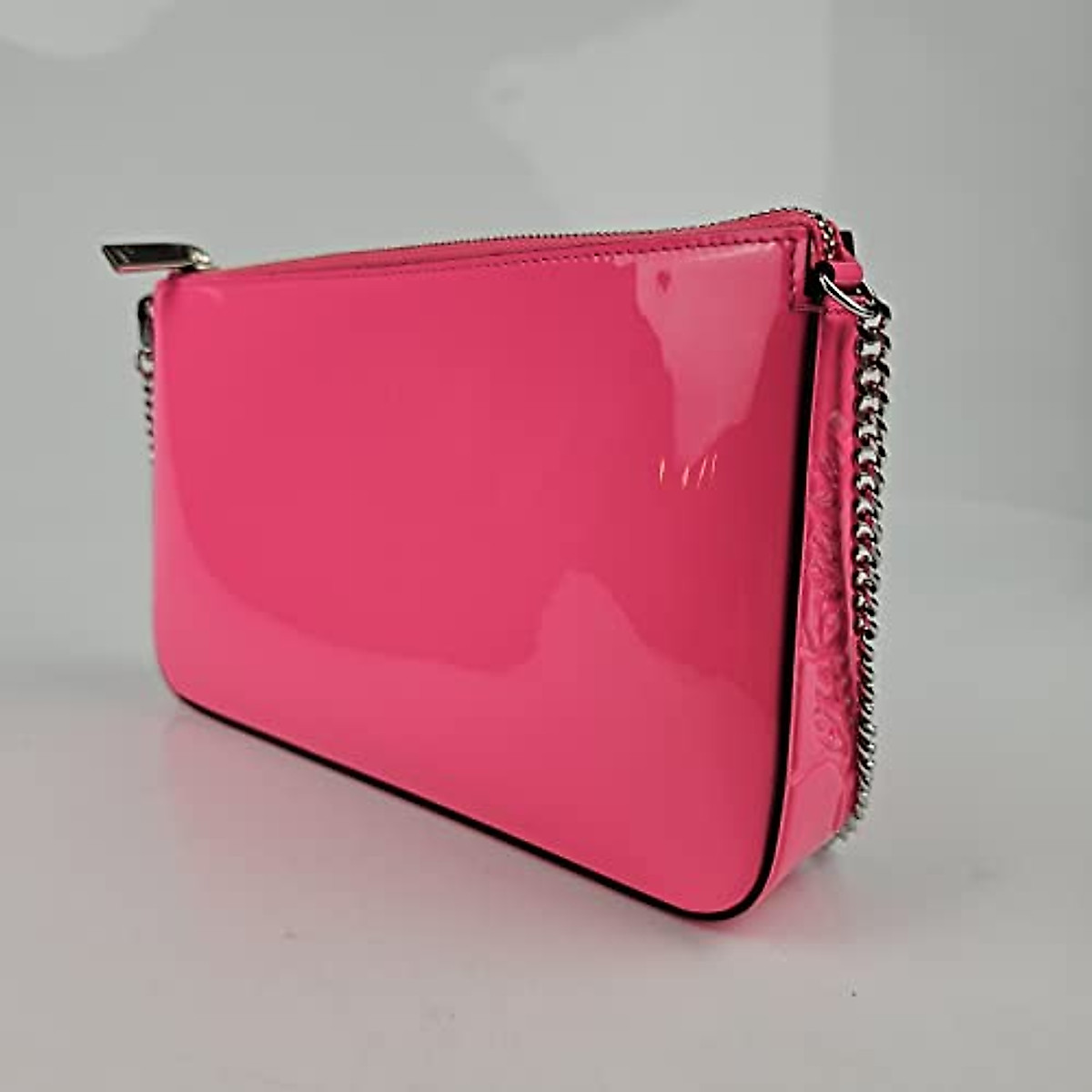 Christian Louboutin Loubila Pink Patent Leather Shoulder Bag
