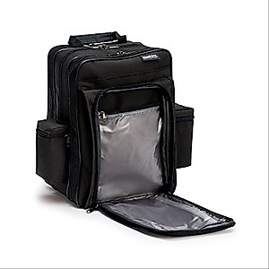 Hopkins Medical Products Home Health Pro Backpack: 11"x9"x16" - Spacious, Organized & Secure for Healthcare Professionals on the Go, Black