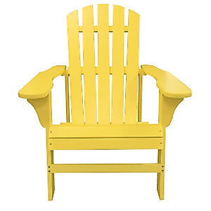 Leigh Country TX 38998 Adult Adirondack Yellow Chair