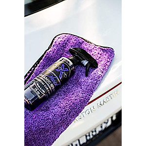 Liquid X Purple Xtreme Plush Waffle Weave Microfiber Detailing Towel Guaranteed Satisfaction - 16" x 16" (5 Pack)