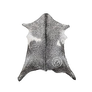 Genuine Goatskin Rug Goat Skin Goat Hide Goat Skin Rug Exotic 2 x 3 ft.