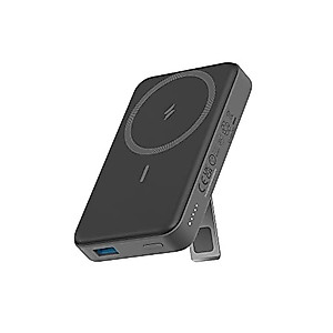Anker 633 Magnetic Battery (MagGo), 10,000mAh Foldable Wireless Portable Charger, 20W USB-C Power Delivery for iPhone 14/14 Pro / 14 Pro Max, iPhone 13/12 Series. (Black)