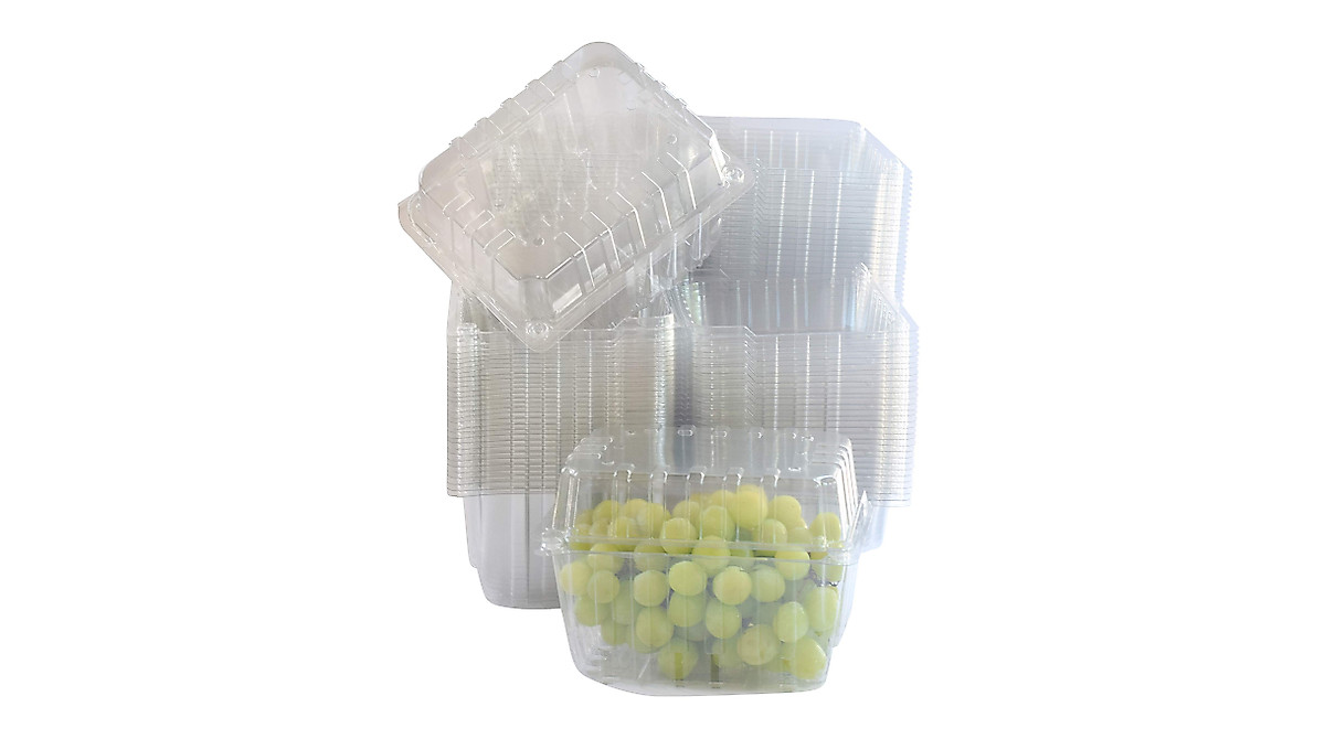 75 Pack Quart Berry/Produce Baskets for Farmers Markets & Home Use