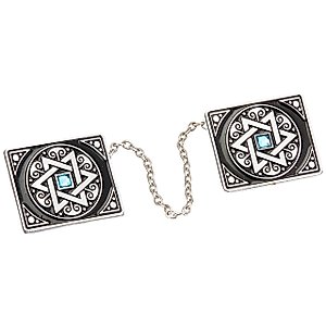 aJudaica Magen David Tallit Clips