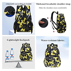 Armbq Kids Backpack for Boys Camo Print Elementary School Bag Preschool Daypack Outdoor Kindergarten Bag