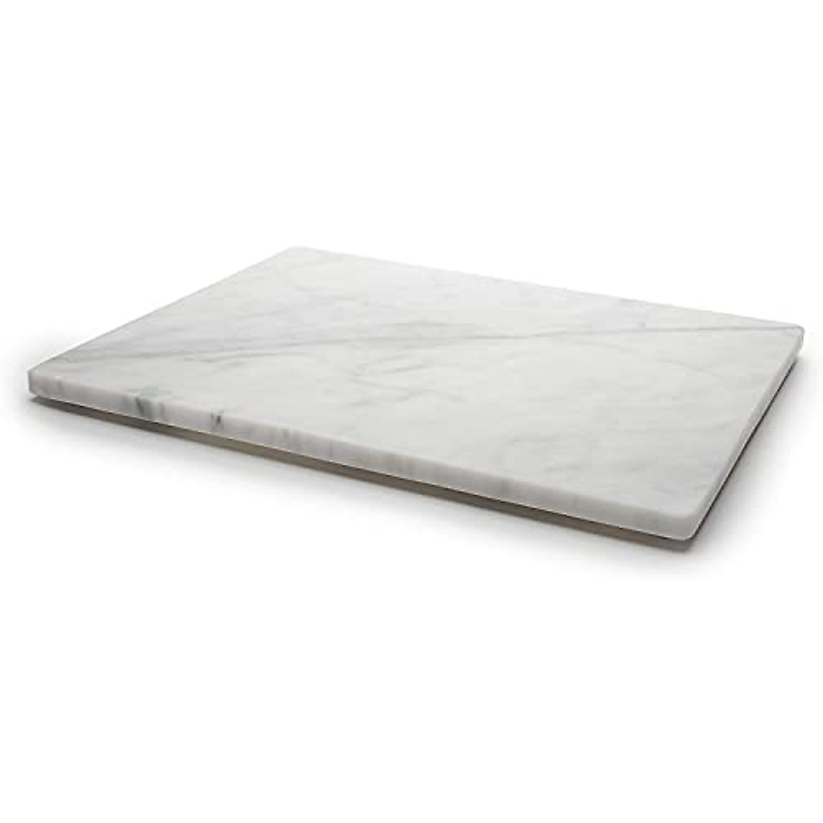 KC KULLICRAFT Home Basics Multi-Purpose Pastry Marble Tray Cutting Board Slab With Non-Slip Feet For Stability & Scratch Protection For Countertop. Easy To Clean,Trivet (8x12)