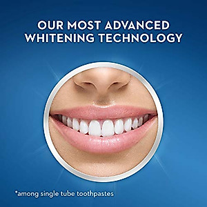 Crest 3D White Brilliance Blast Whitening Toothpaste, Energizing Mint, 3 Count
