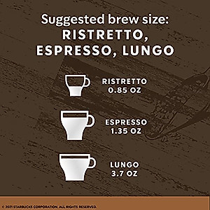 Starbucks by Nespresso, Intense Variety Pack (50-count single serve capsules, 10 of each flavor, compatible with Nespresso Original Line System)