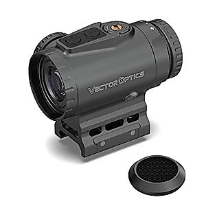 Vector Optics Paragon 3x18 Compact CQB Prism Optics Scope 10 Levels Illumination 1MOA Adjustment IP67 Waterproof for Fast Target Acquisition in Close to Medium-Range Shooting