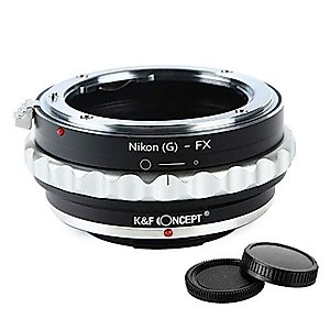 K&F Concept Lens Adapter Ring for Nikon G to Fuji X Fujifilm X FX Mount X-A1 X-A10 X-A20 X-A2 X-A3 X-A5 X-M1 X-E1 X-E2 X-E2S X-E3 X-T1 X-T2 X-T3 X-T10 X-T20 X-T30 X-T100 X-Pro1 X-Pro2 X-H1