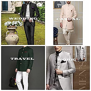 WEEN CHARM Mens Casual Black Slim Fit Suit Jacket Blazer 3 Button Suit Sport Jackets