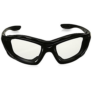 Uvex S0600X Seismic Safety Eyewear, Black Frame, Clear Uvextra Anti-Fog Lens/Headband