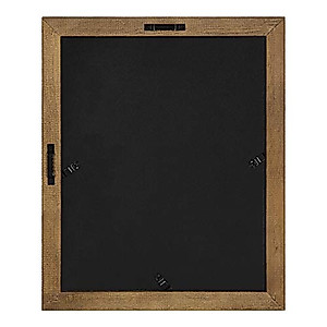 Kate and Laurel Bordeaux Gallery Wall Frame Kit, Set of 10 with Assorted Size Frames in Natural Rustic Finish