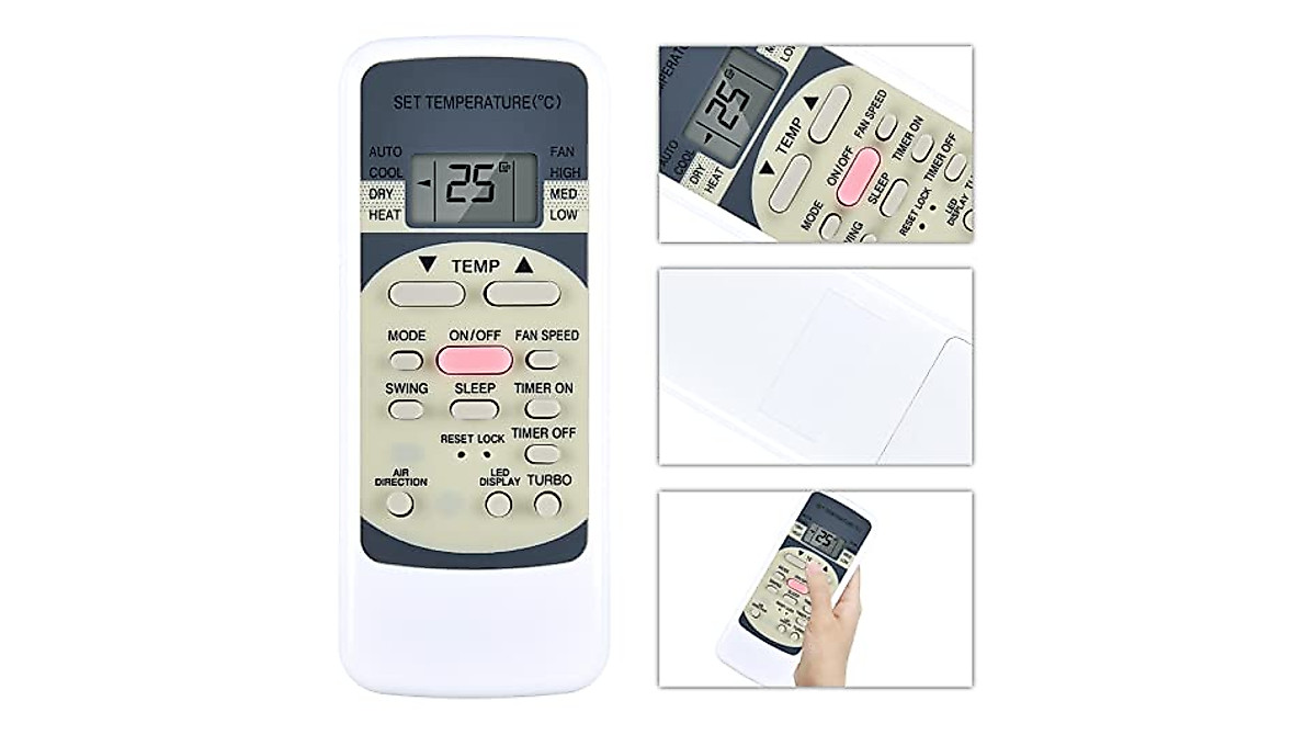 R51M/E Replacement AC Remote Control Compatible for Midea Air ...