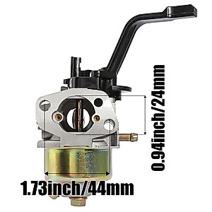 LIYYDS Carburetor Kit Compatible with Powerhorse 208CC 6HP 6.5HP 7HP EZ-PH45749-CA 3000 PSI Power Pressure Washer 157711 166111 1577110 157711C.1 2.5GPM 1800 2200 3100 4000 Watt Generator
