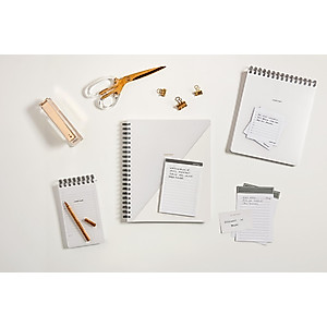 russell+hazel Acrylic Scissors, Left or Right Hand, Clear and Gold-Toned, 9”