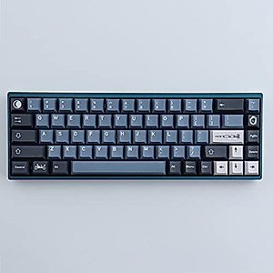 Hyekit PBT Keycaps 139 Keys Apollo Aerospace Keycaps Dye-Sublimation Custom Keycaps Cherry Profile for Cherry Gateron MX Switches Mechanical Keyboard US and UK Layouts(3U 6.25U 7U Spacebar)