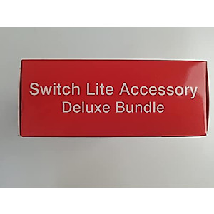 HEYSTOP Kompatybilna Torba do przenoszenia Nintendo Switch Lite, ochronne case NA wyświetlacz z z hartowanego szkła, karta do greed, 6 nakładek NA kciuk do zestawu akcesoriów Nintendo Switch Lite