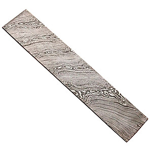 Damascus Twist Bar Billet Damascus Bar Pattern 25.5x5cm Damascus Bar Handmade Bush Crafts Damascus Knife Tools Making Bar 10" - 25.5cm Length