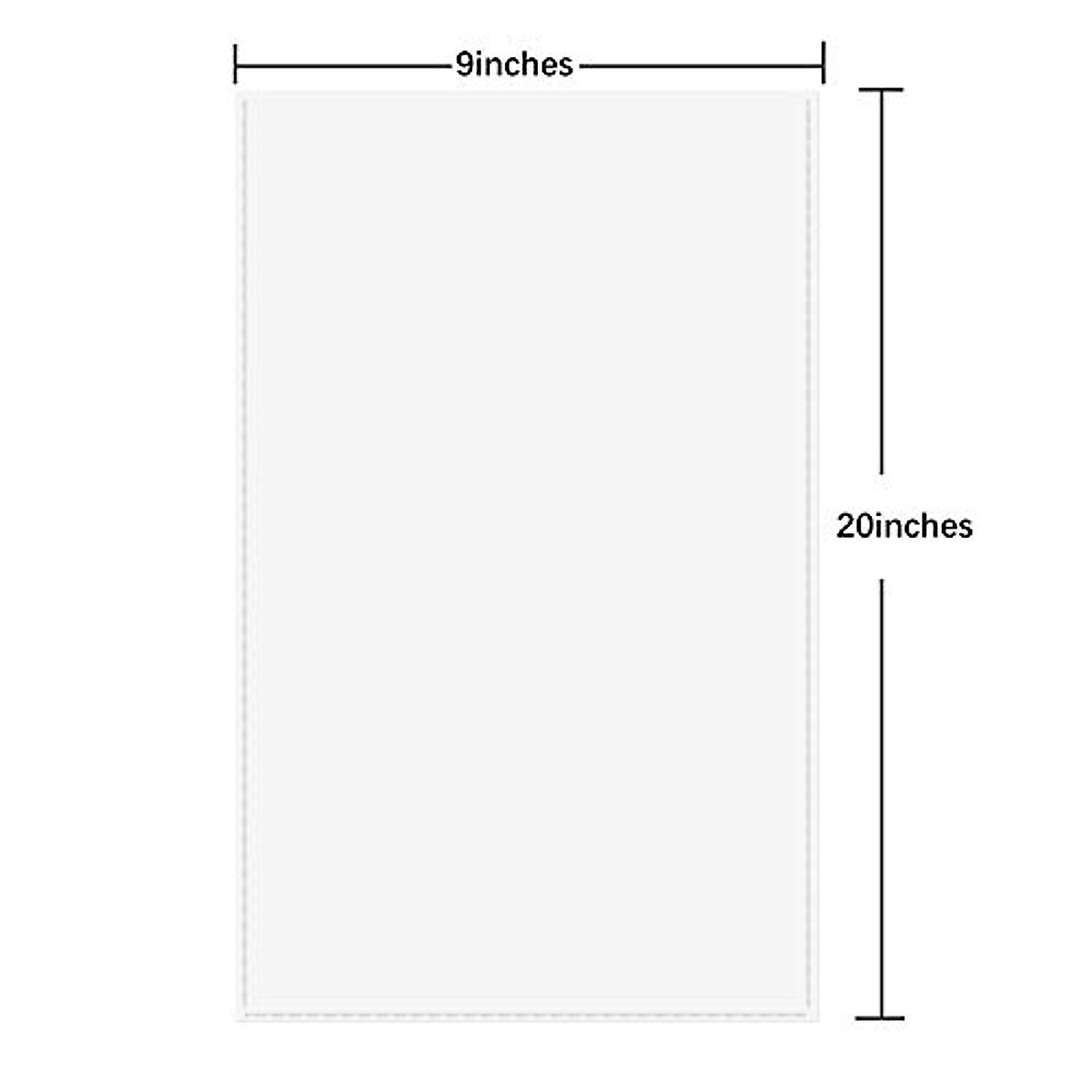 40 Pack 9x20 inchesClear Cellophane Bags Set included 20pack Basket Bags 20 pack Pull Bow Set Perfect for Valentine's Day Easter Gift, Presents, Wine Bottles, Bridal/Baby Showers, 2Mil Thick