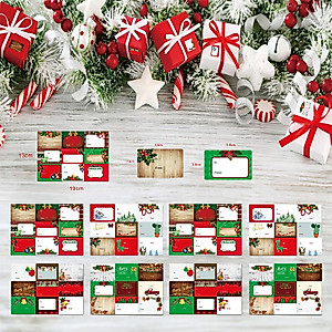 Christmas Sealing Sticker Christmas Stickers Labels Christmas Name Seal sticker8 Pieces of 72 Pieces, Christmas Element Name Label Christmas Label Stickers Decorate Christmas Accessories