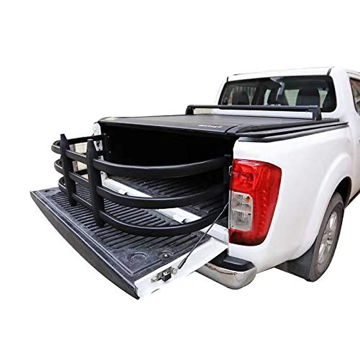 WONDERTECH Black Aluminum Truck Bed Extender for Ford F150 & Titan & Tundra & Ram & Silverado & Sierra Pickup Truck