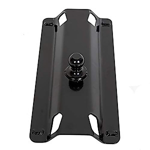 5th Fifth Wheel to Gooseneck Hitch Ball Adapter Plate for Pickup Truck Bed Replacement for 49080-25,000 lbs, 2-5/16-Inch Ball