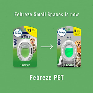 Febreze Small Spaces Air Freshener, Pet Friendly Air Fresheners Alternative for Home, Room Air Freshener, Fresh Scent, Room Deodorizer & Odor Fighter for Strong Odor (4 Count)