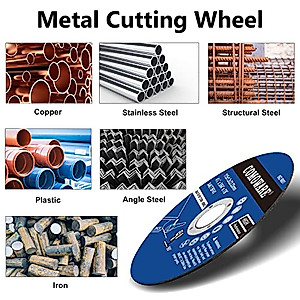 COMOWARE 4-1/2 Inch Cordless Angle Grinder, 20V Brushless Angle Grinder Tool w/ 4.0Ah Lithium-Ion Battery & Fast Charge, Ergonomic Button Position for Reducing Hand Pressure (Cut Off Wheel)